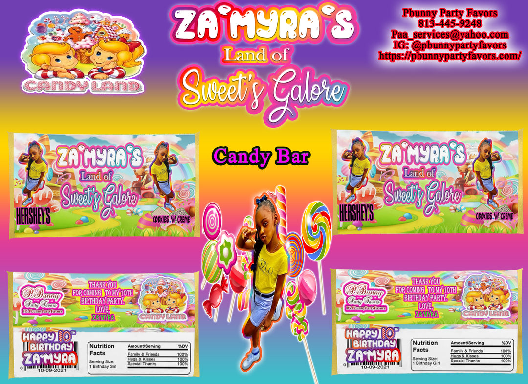 Candy Bar by dozen – Pbunny Party Favors